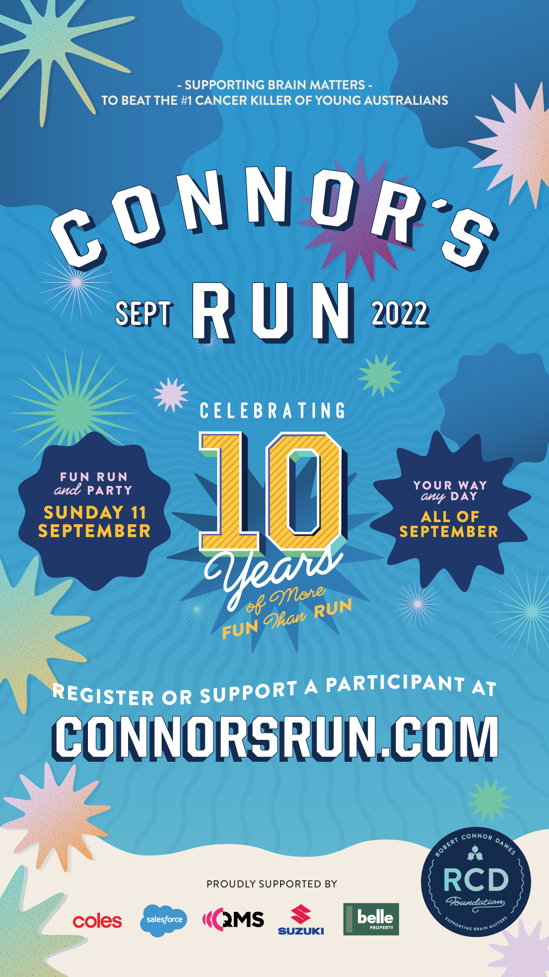 Connor's Run 2022 - All of September : Fundraising Resources
